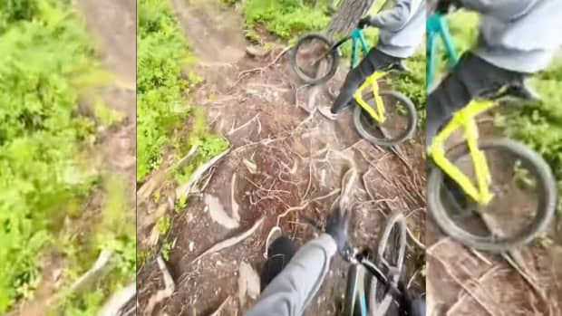 Rider Suffers 'Scariest Crash' Of His Career On Train Track Gap