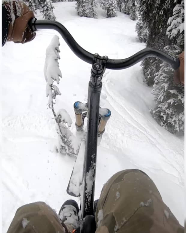 YouTuber Takes Peculiar Bike To Utah Ski Resort - BikeMag