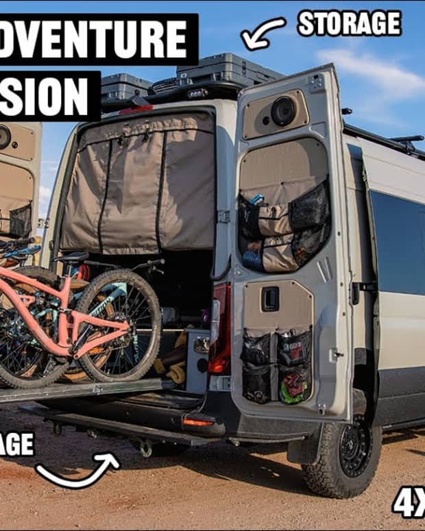 He's Built The Best Budget Camper Van For Mountain Bikers