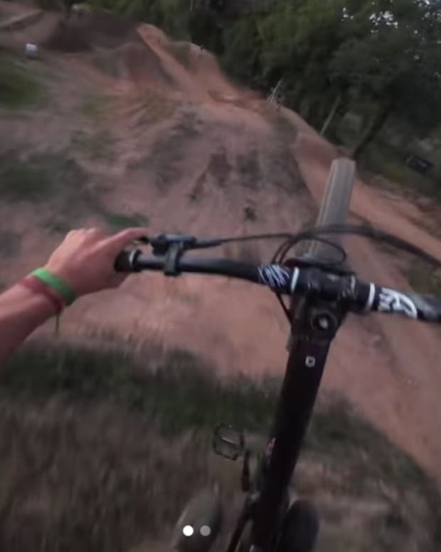 Rider Lands Huge Barspin At Popular Utah Jump Line