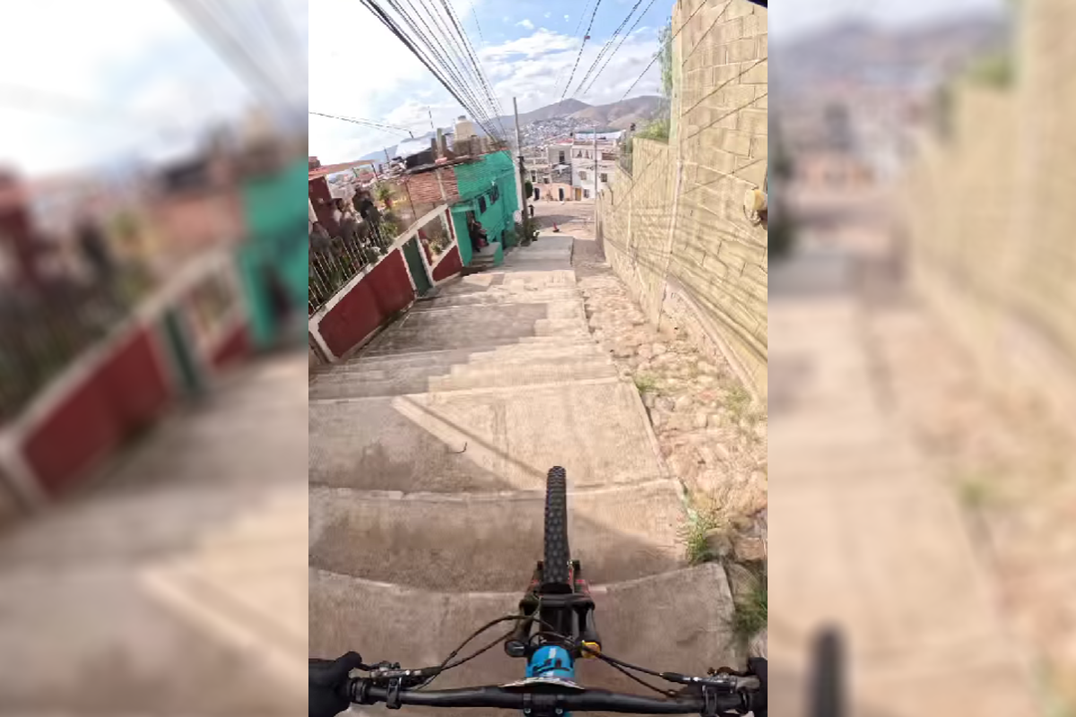 Rider Flies Through Tight French Alleyways To Win Urban Downhill Race