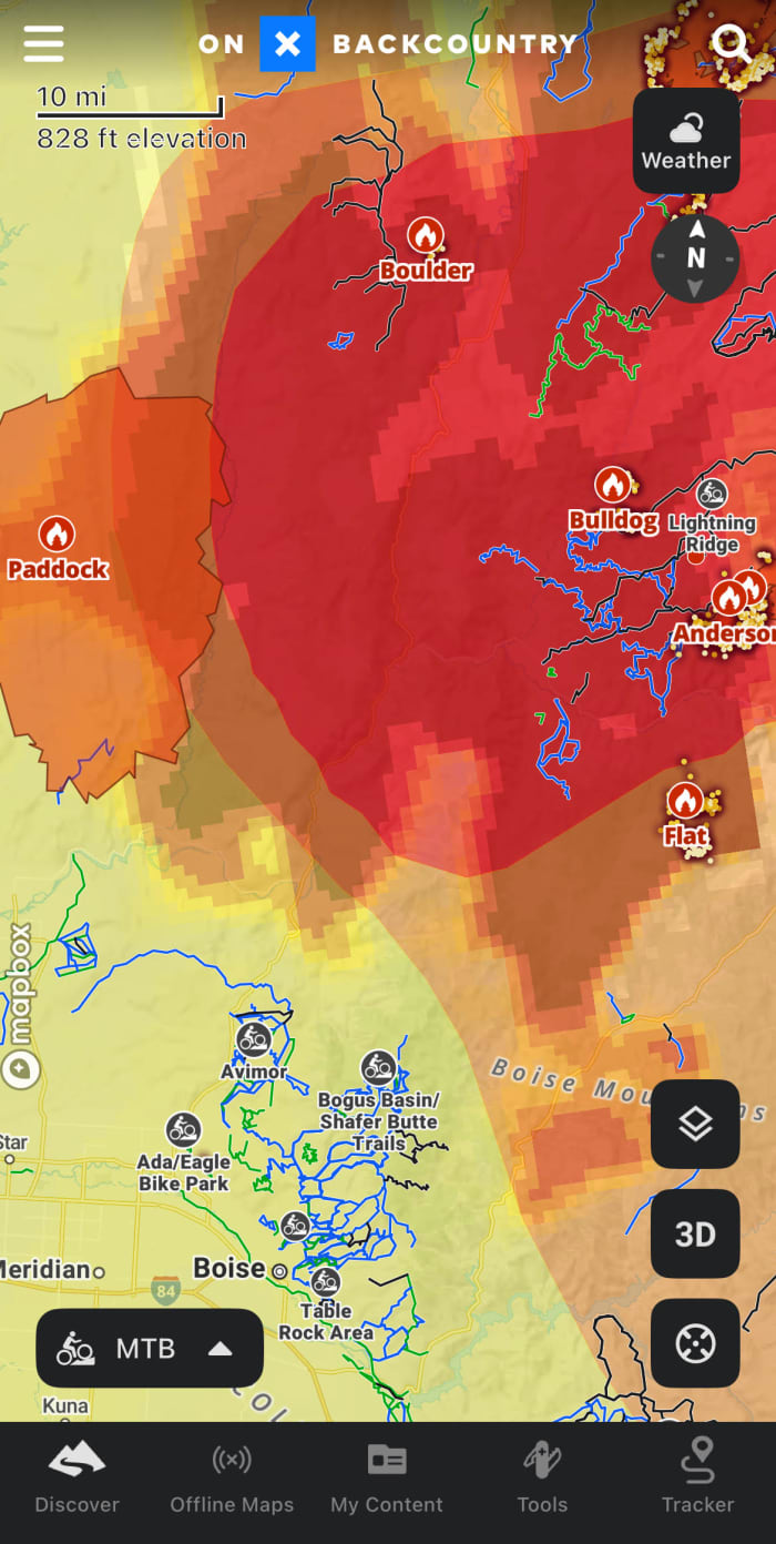 Wildfire Smoke Tracking App for Planning MTB Trips