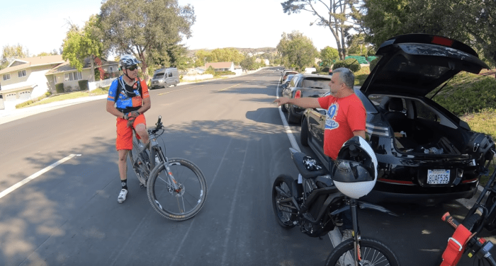 Mountain Biker Chews Out e-Moto Riders: "Get Out Of Here" - BikeMag