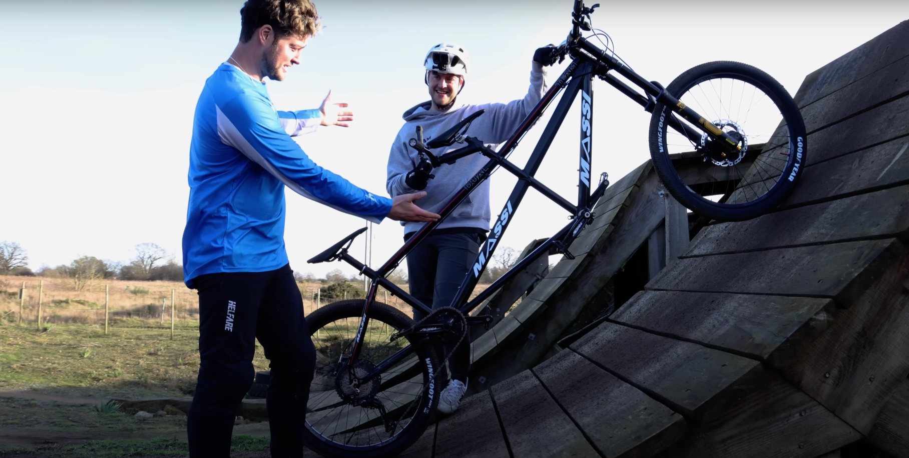 Upgrading and Jumping a Tandem Mountain Bike With the Jones Twins