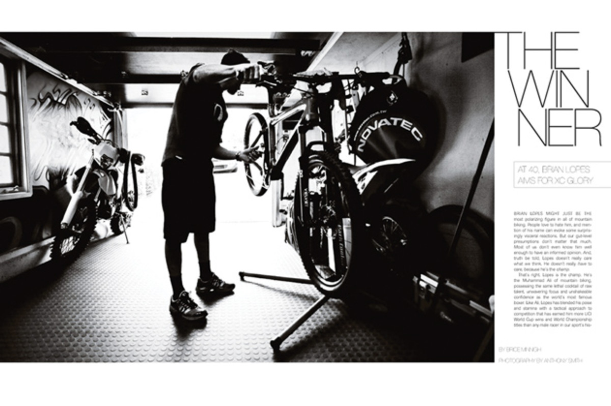 Brian Lopes Featured in July Issue of Bike magazine