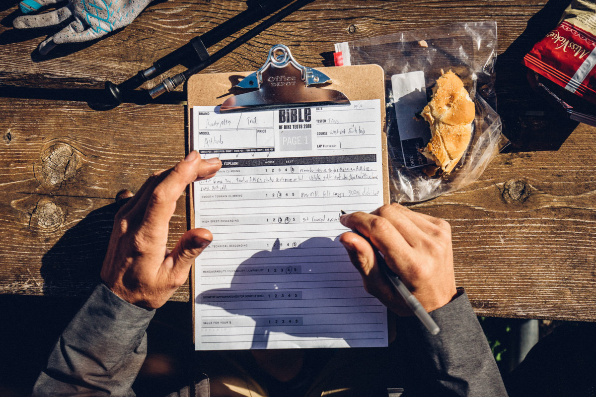 The Process: 2018 Bible of Bike Tests - BikeMag