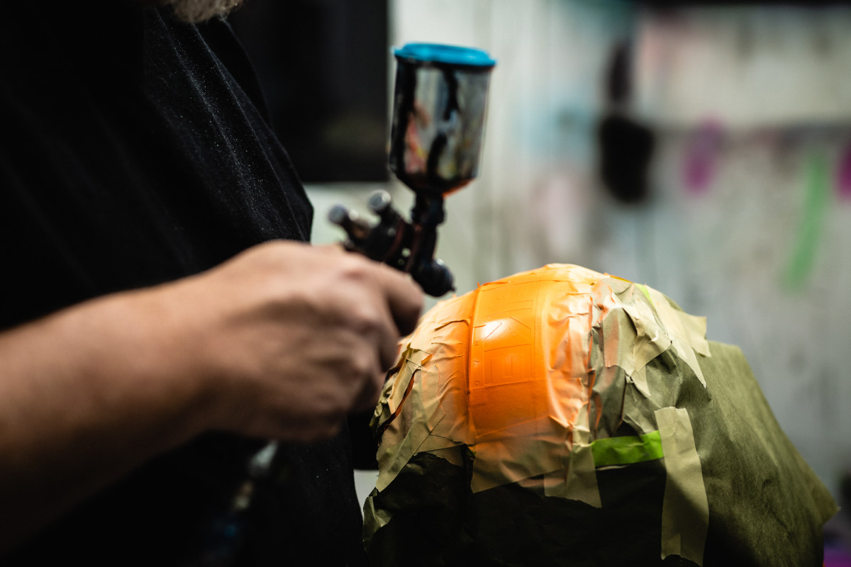 Behind the Scenes Look at a Custom D4 Helmet Paint Job | BIKE Mag