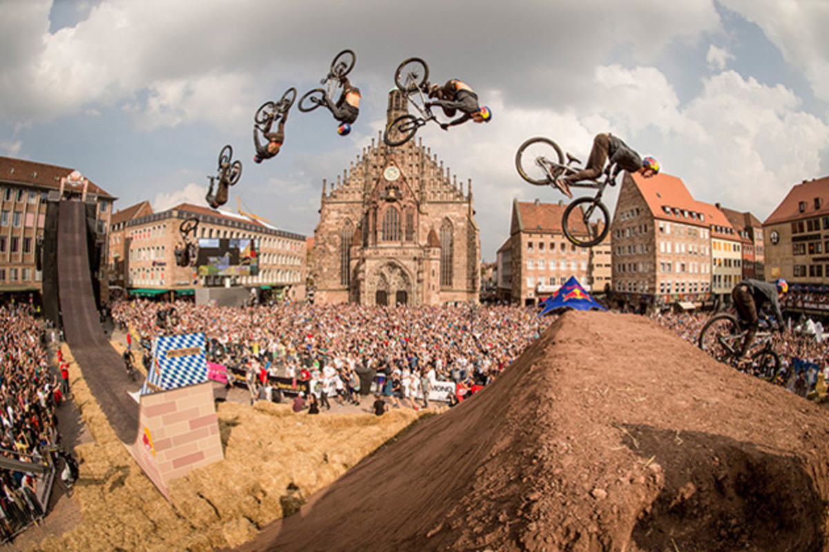 62,000 rabid fans attended Red Bull District Ride
