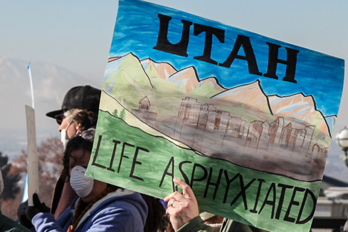 Professional Downhiller Amanda Batty Leads SLC Clean Air Rally