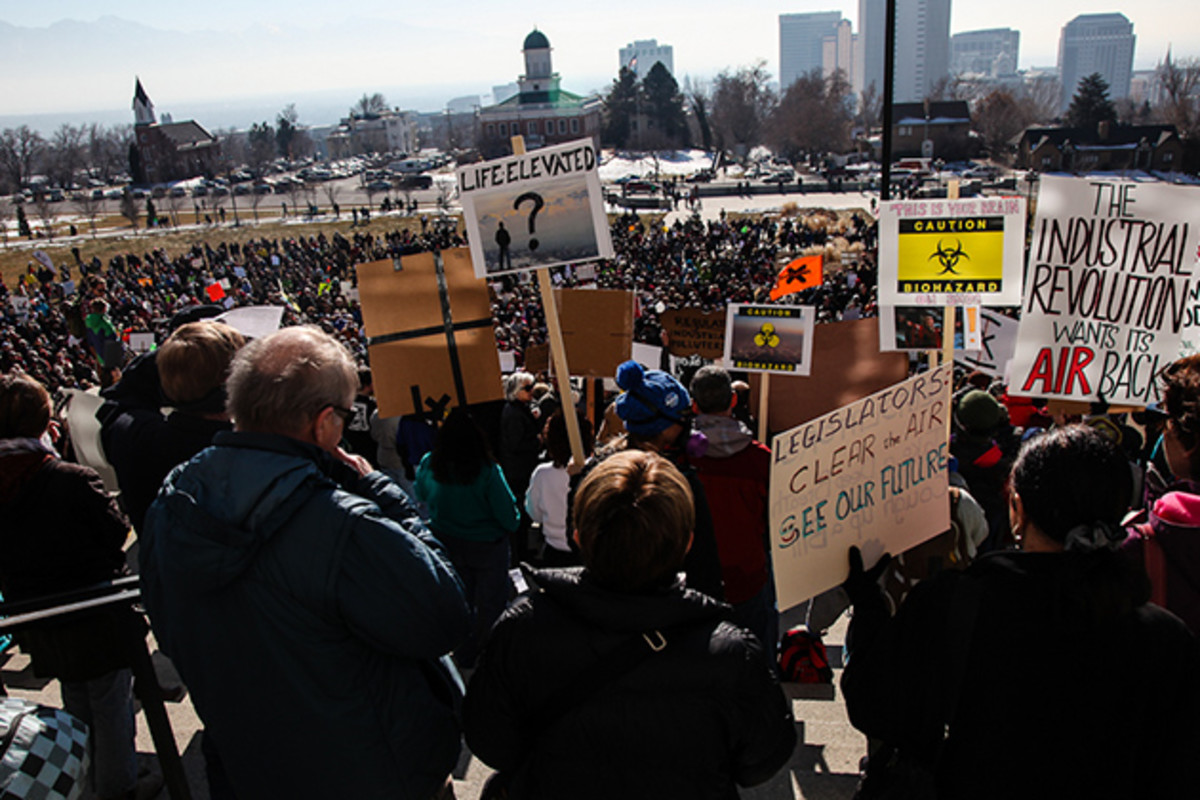 Professional Downhiller Amanda Batty Leads SLC Clean Air Rally