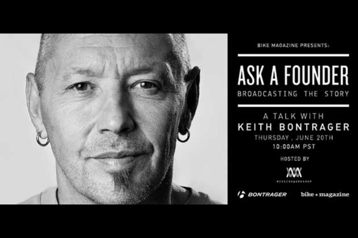 Keith Bontrager Ask a Founder Event