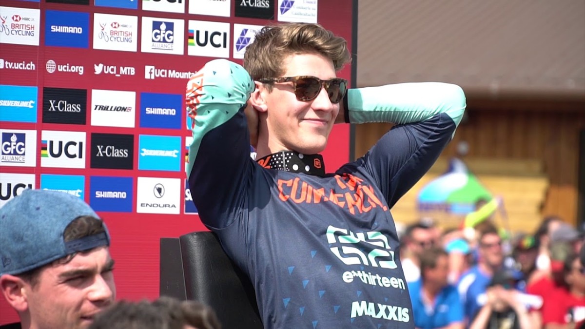 Reece Willson at Fort William Mountain Bike UCI World Cup DH Race ...