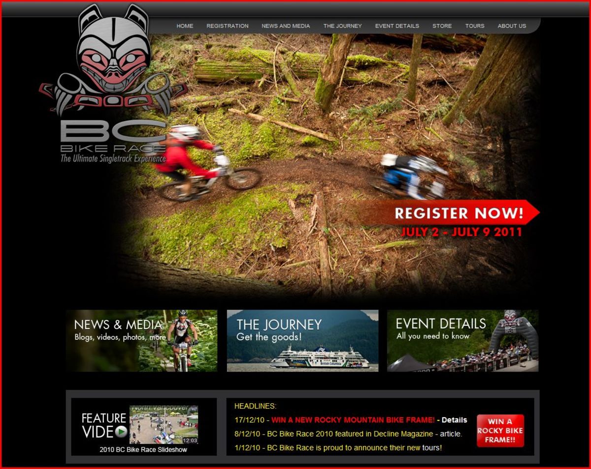 BC Bike Race's Raffle and New Website - BikeMag