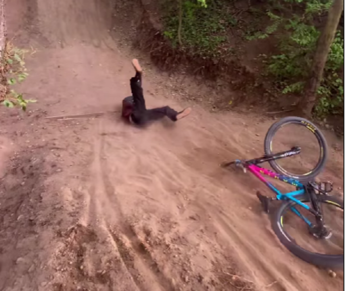 Look: Dirt jumping bikes with friends is the best pastime