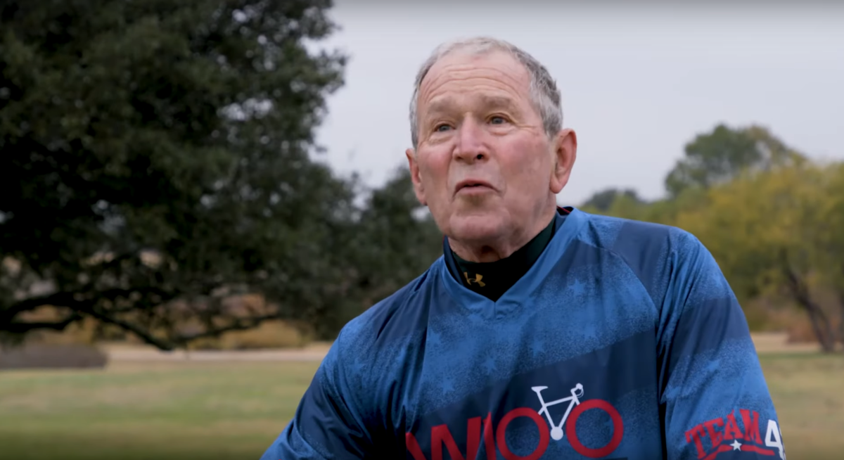 President George W. Bush Is an Avid Mountain Biker