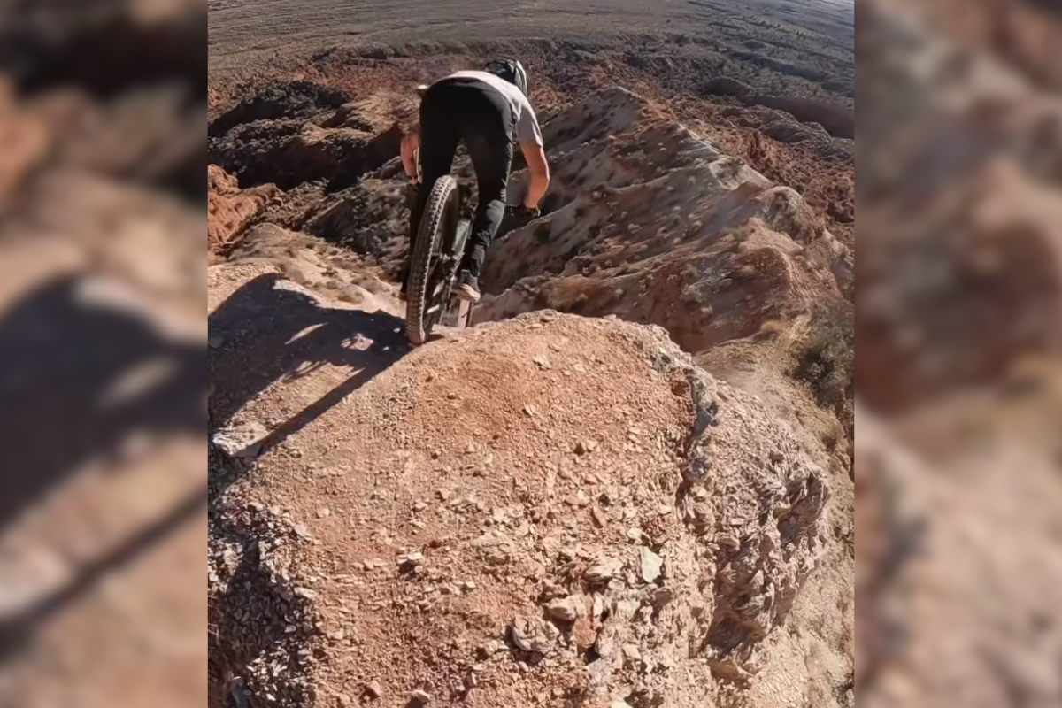 Pros Take Lap Down "Most Insane" Trail They Have Encountered In Utah