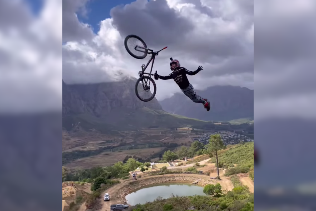 Nicholi Rogatkin Lands Monster Jump On A Hardtail