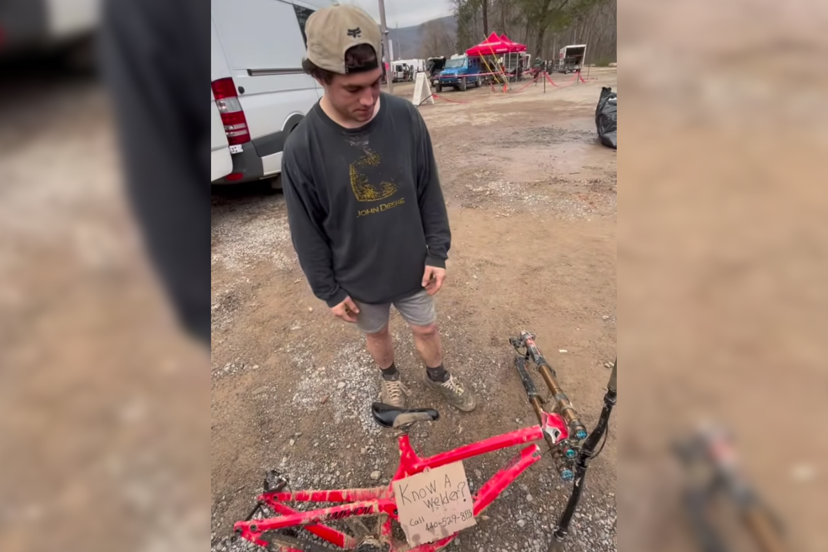 Rider Asks For Help Replacing Borrowed Frame That Snapped In Race