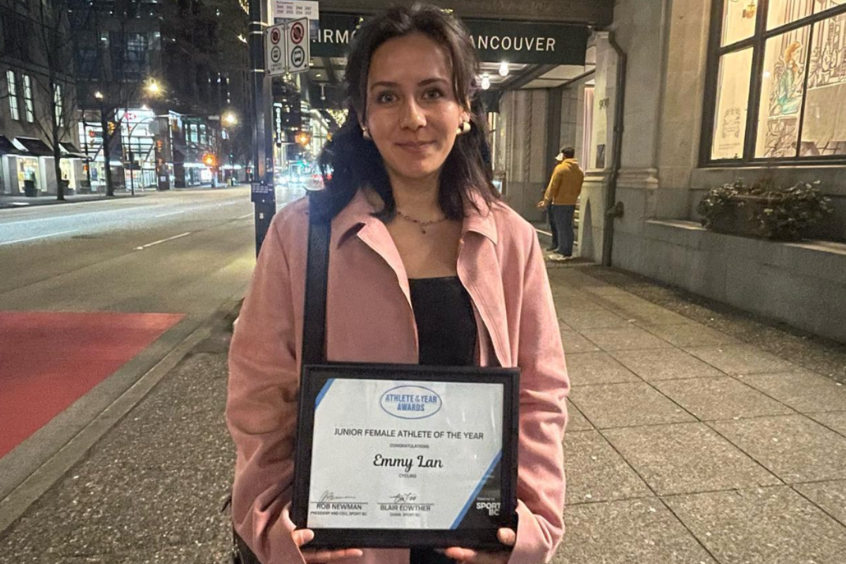 Junior MTB World Champion Emmy Lan Wins BC Athlete Of The Year Award