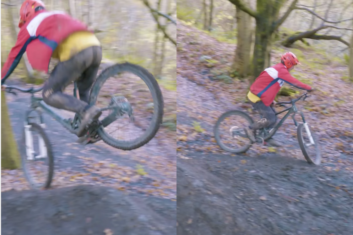 Josh Lewis Skids Perfect 360 On Trail