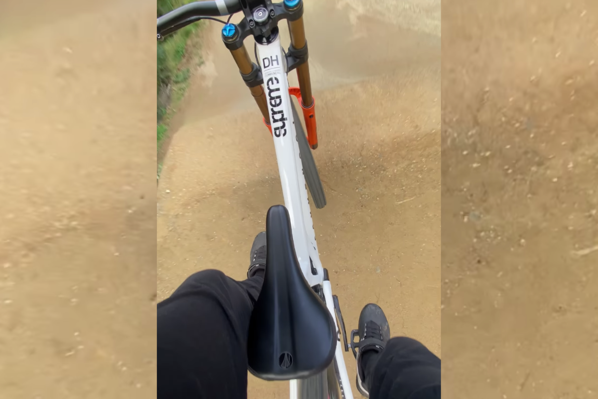 Rider Avoids Disaster Coming Up Short On Famous Jump Line