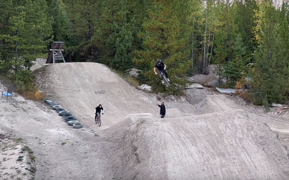Rider Shows Off "Crazy" Backyard Jump Line In British Columbia