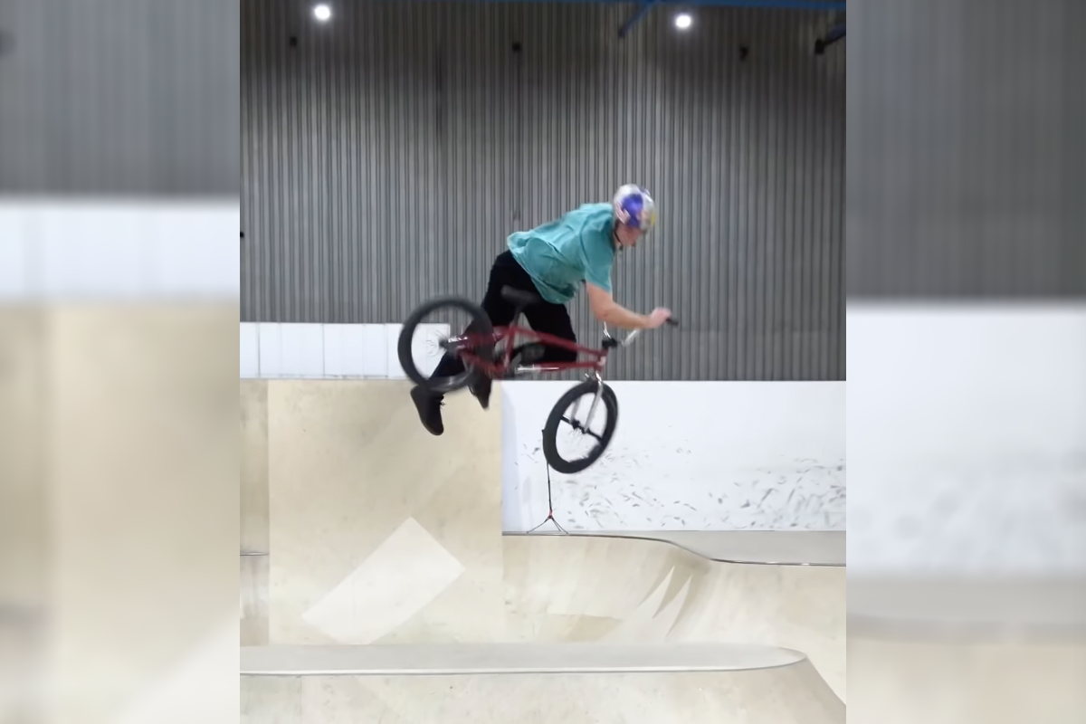 Kade Edwards Throws Down On His BMX Bike