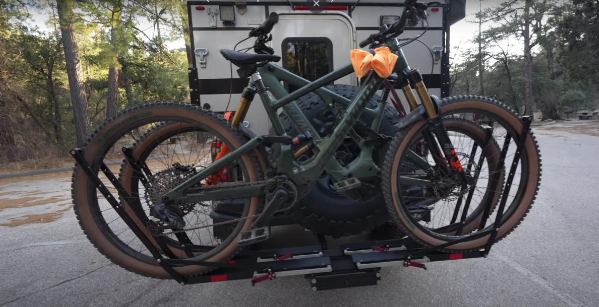 Mountain Biker's 4WD Truck Camper Has 'All the amenities'