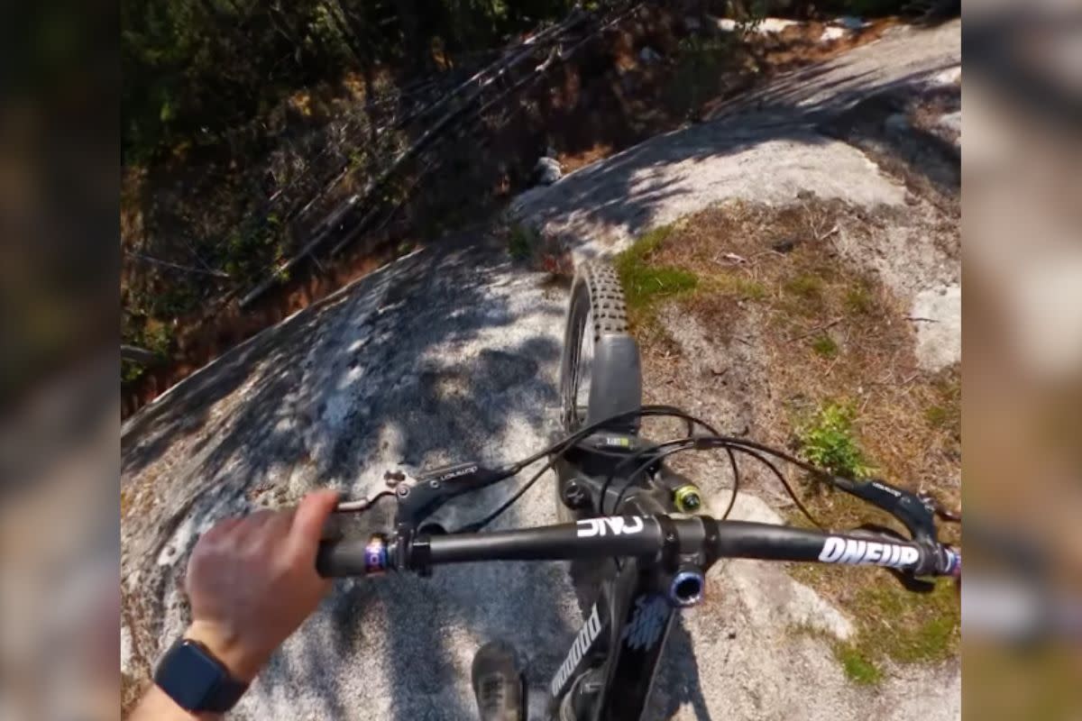 Look: Mountain Bikers Rides Over Cliffs In Viral Video