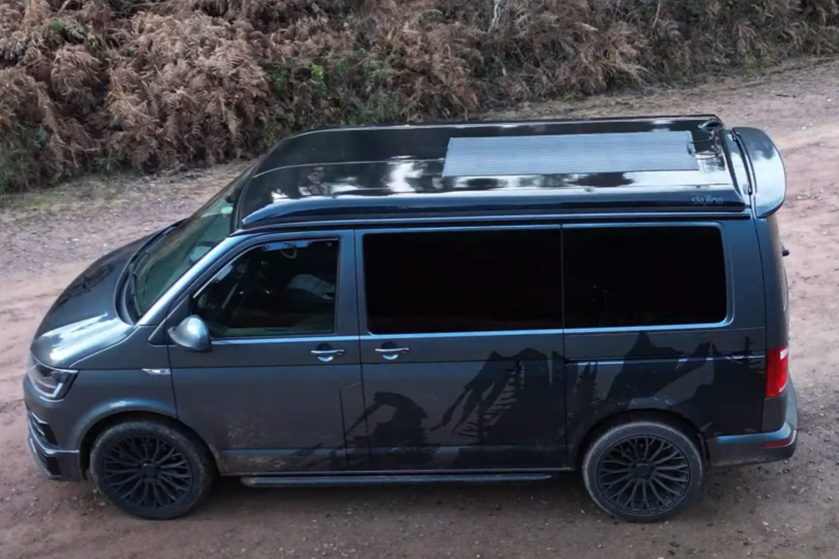 He's Built The 'Perfect' Camper Van For Mountain Bikers