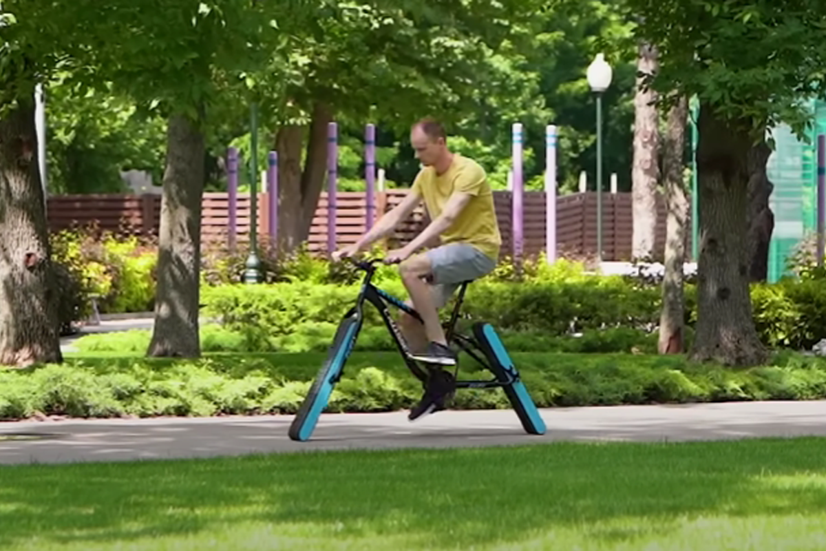 The 'Wheeless Bike' Works Surprisingly Well