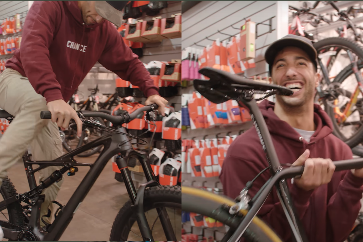 F1 Superstar Daniel Ricciardo Is An Avid Mountain Biker