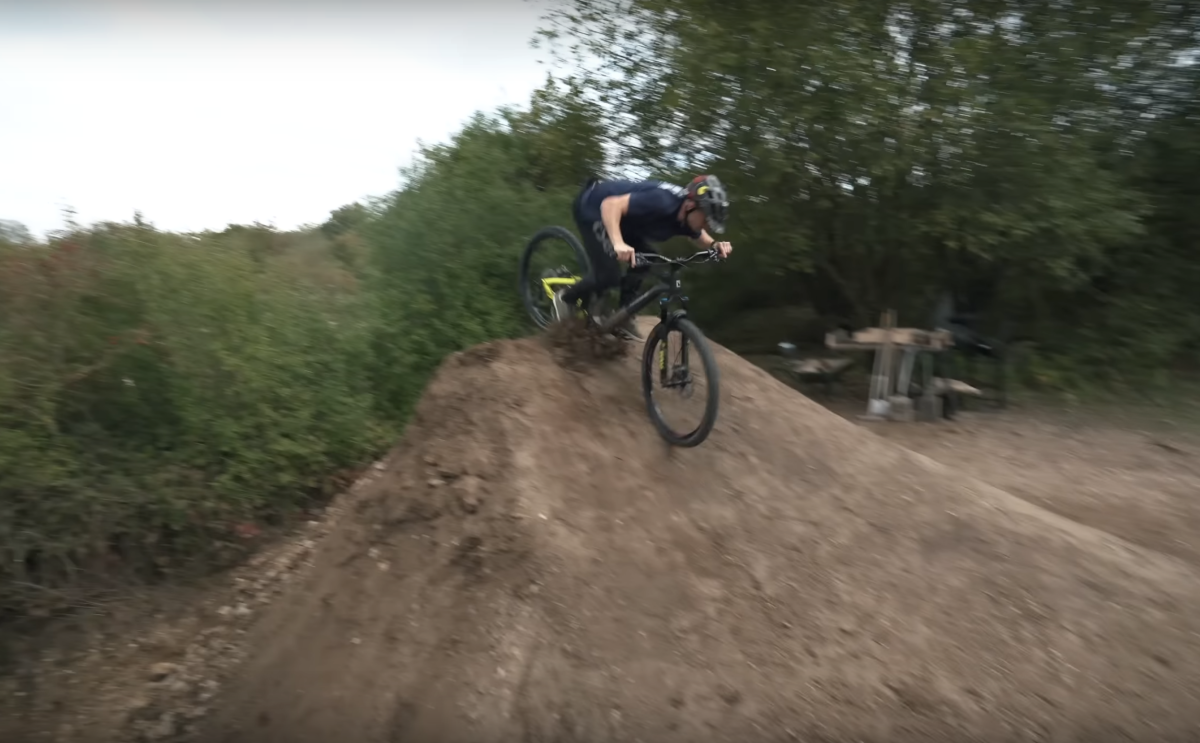 "There's Enough There" -Mountain Biker Seconds Before Misjudging Speed ...