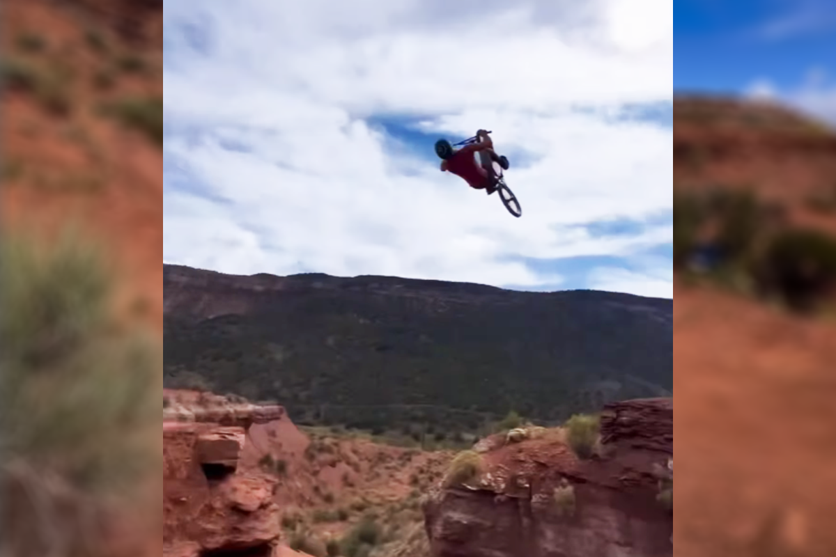BMX Rider Shifts The Paradigm Of Biking With Unbelievable Stunt