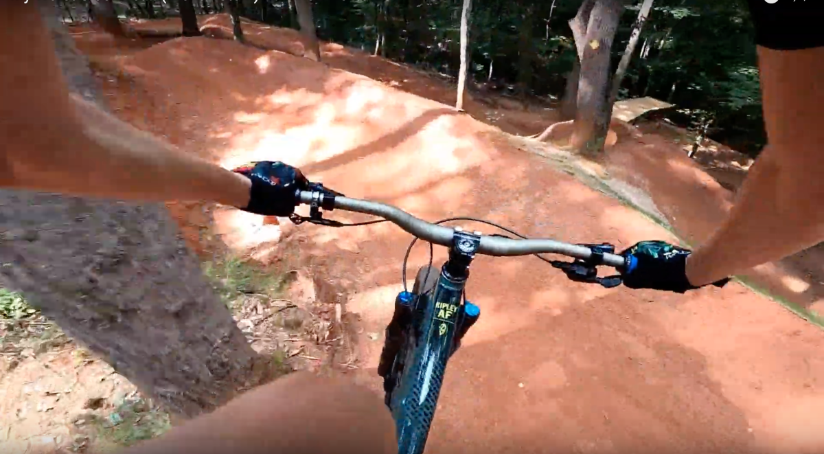 Rider Snaps Bike's Stem On His "Worst Crash Yet"