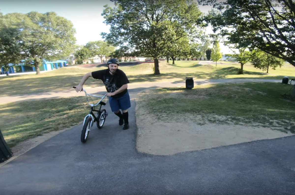 I Don T Think Those Are Supposed To Be Out Here Biker Confronts E