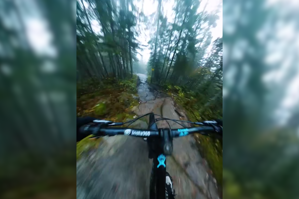 "Slab City"- Rider Blazes Down Perfect Granite Trail