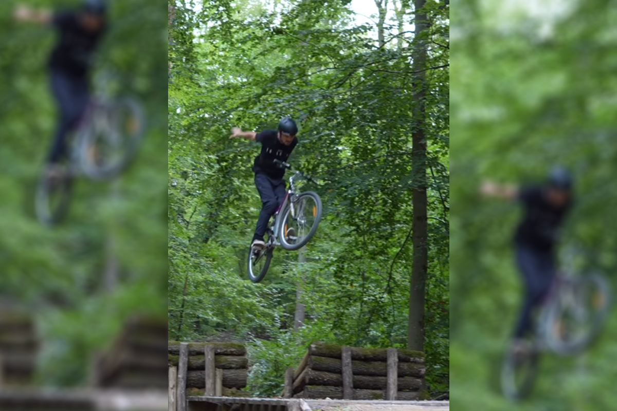 Pro Proves You Don't Need An Expensive Bike To Throw Down