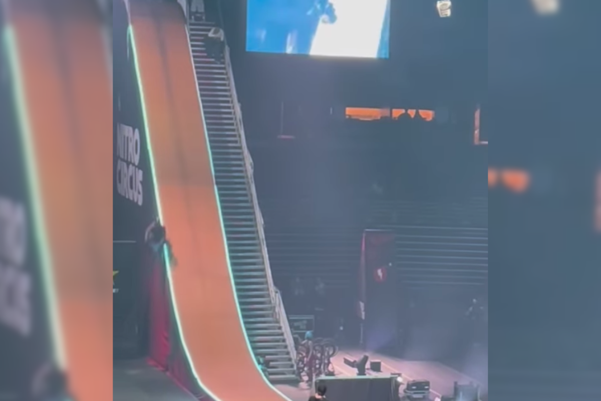 Rapper Falls Off The Nitro Circus Mega-Ramp In Front Of Live Crowd