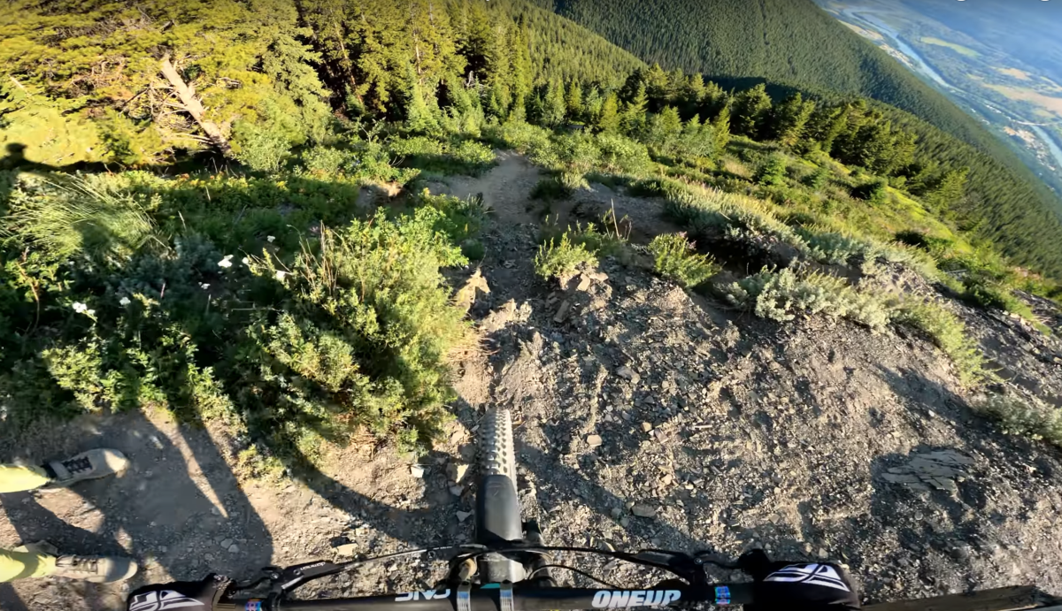 Pro Rides The Steepest Bike Trail In The World