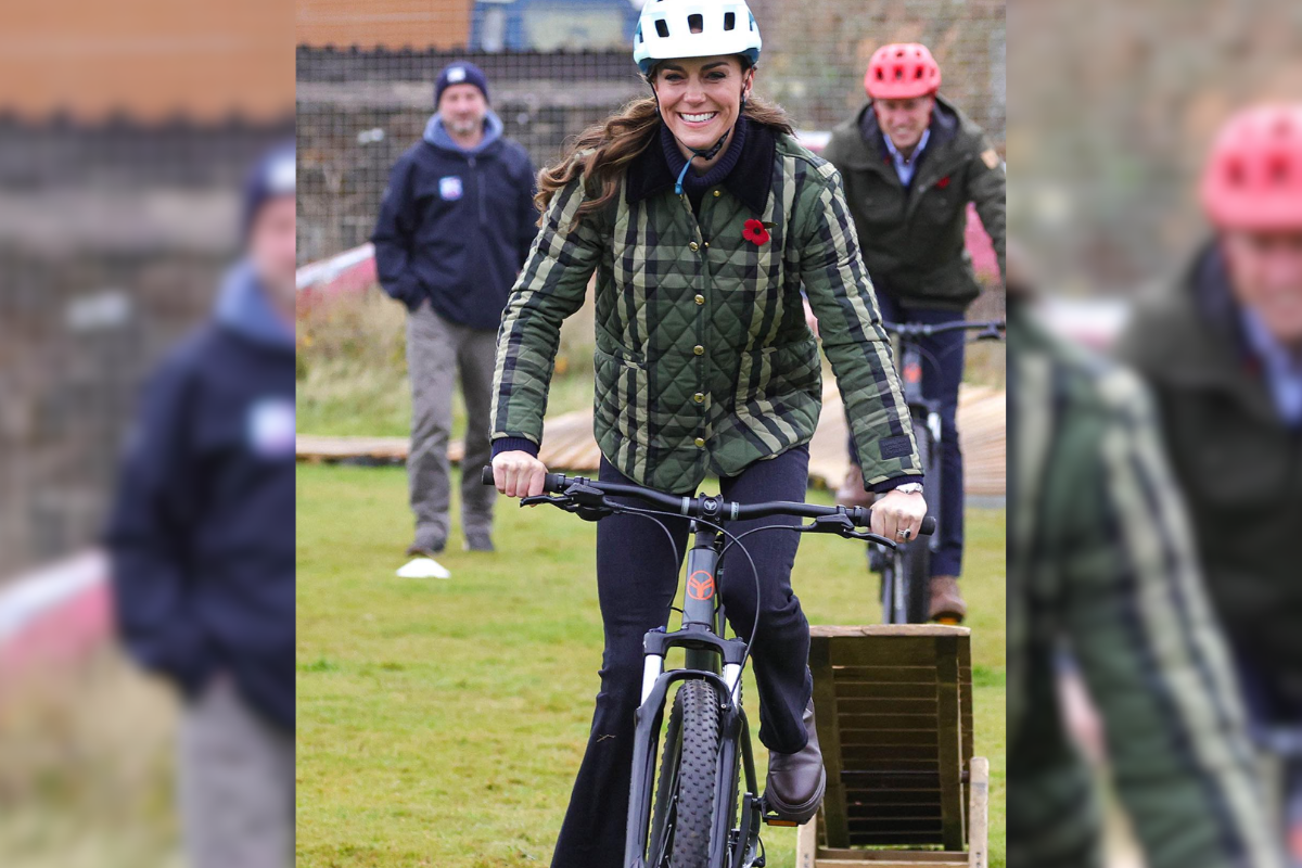 Kate Middleton Shows Off Mountain Biking Skills