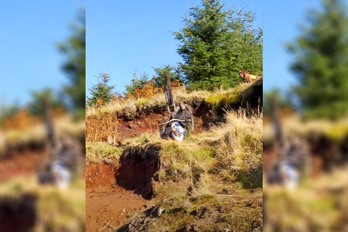 Pro Rider Invents 'New' Way To Descend Challenging Terrain