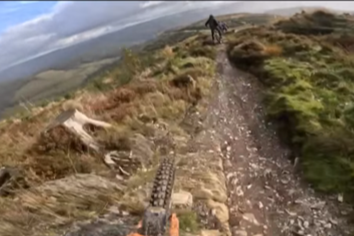 "You Can't Park There!" - Rider's Negligence Causes A Crash