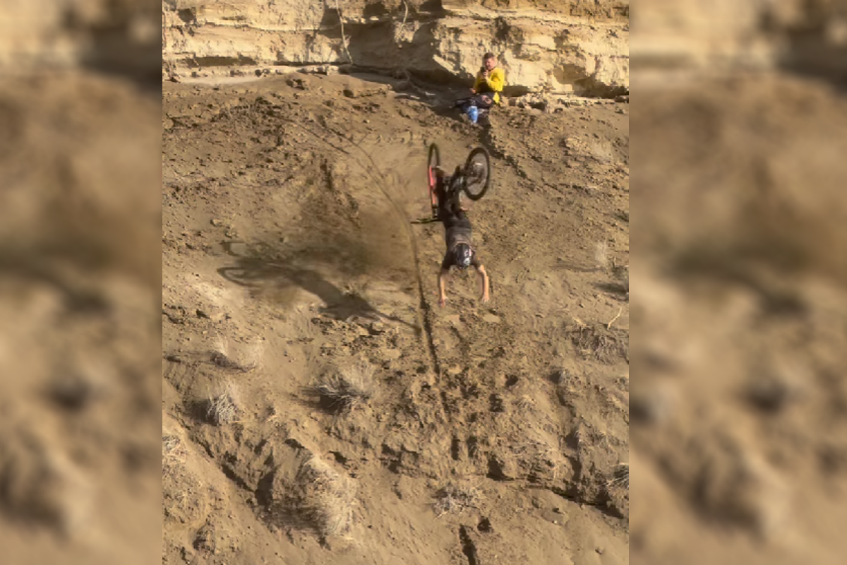 This Rider's "Day At The Beach" Didn't Go Very Swimmingly