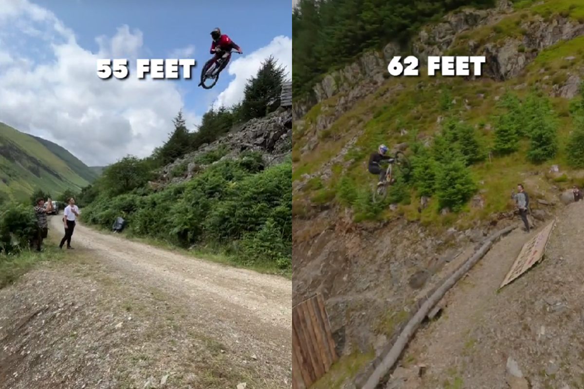 World's Hardest Downhill Course Features A 90 Foot Jump