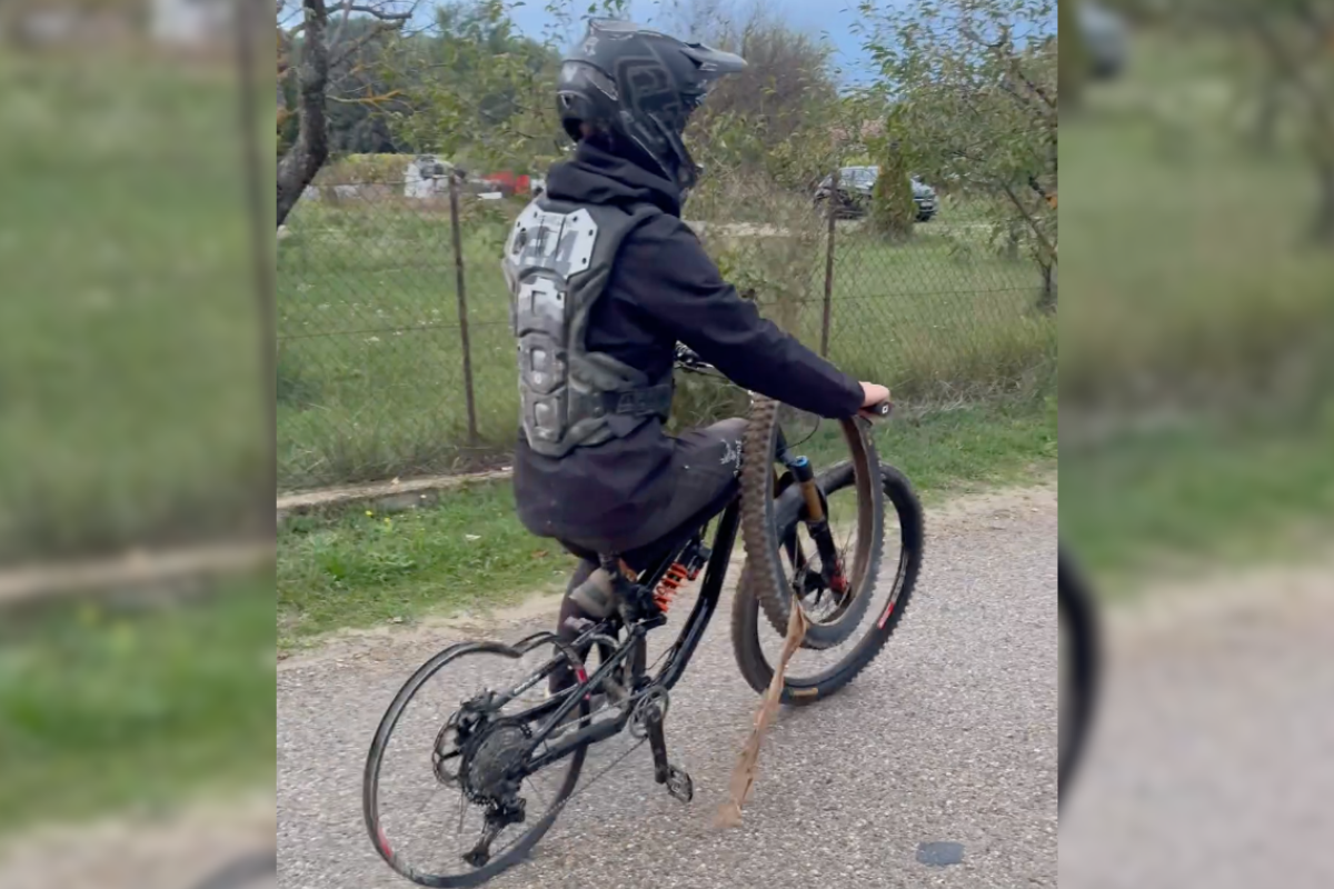 Rider's Wheel Explodes On Impact - BikeMag