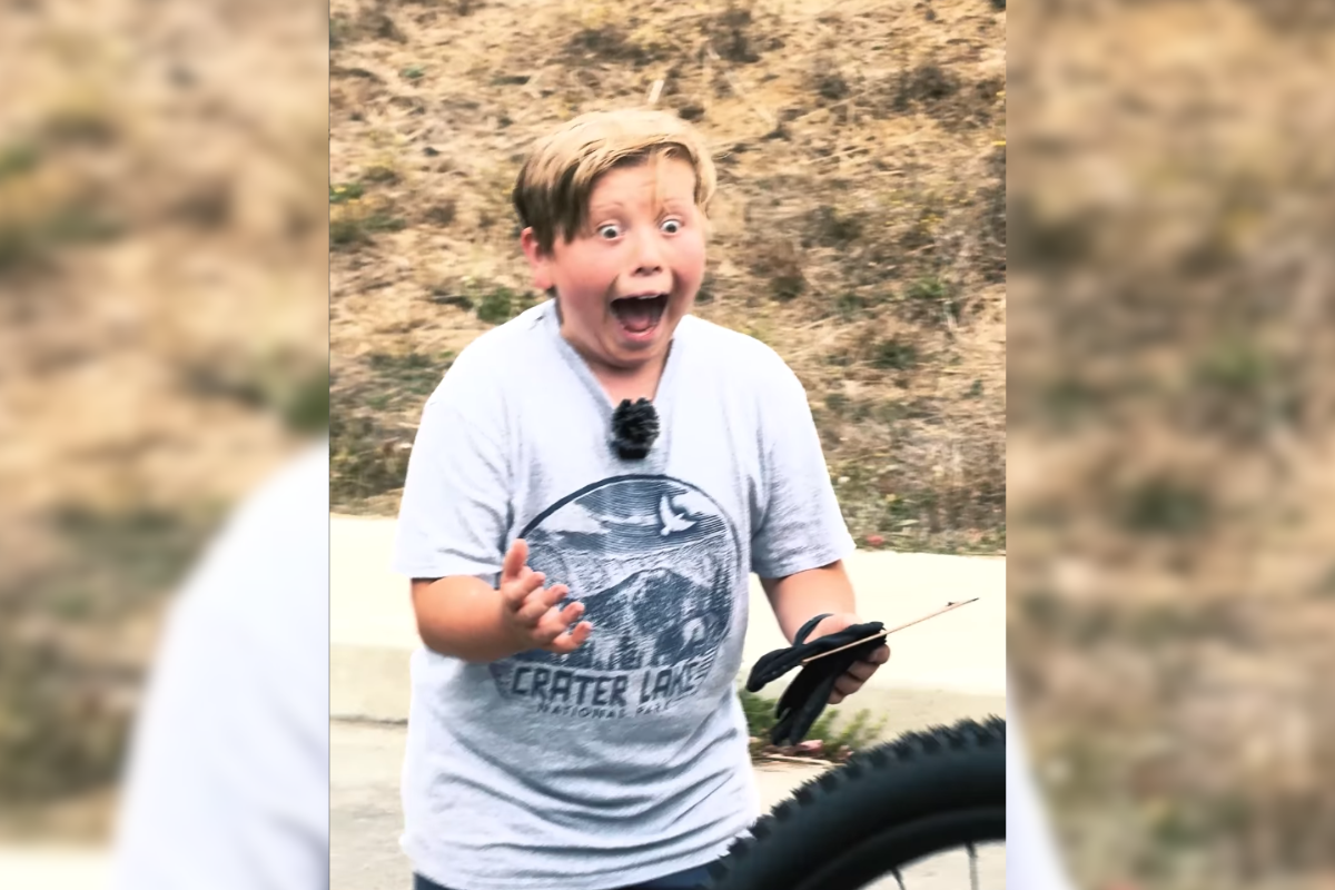 Influencer Surprises Kid With New Bike