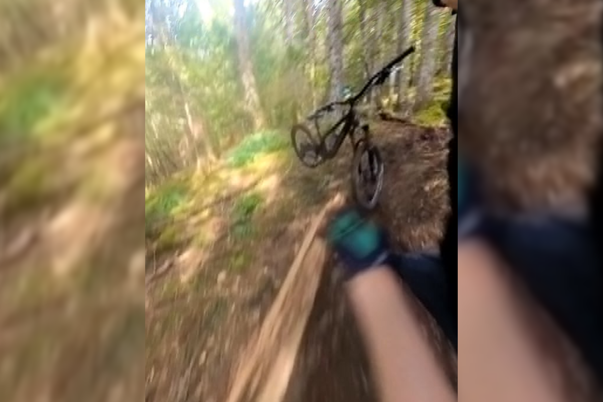 Rider Crashes In Front Of Enduro Champion