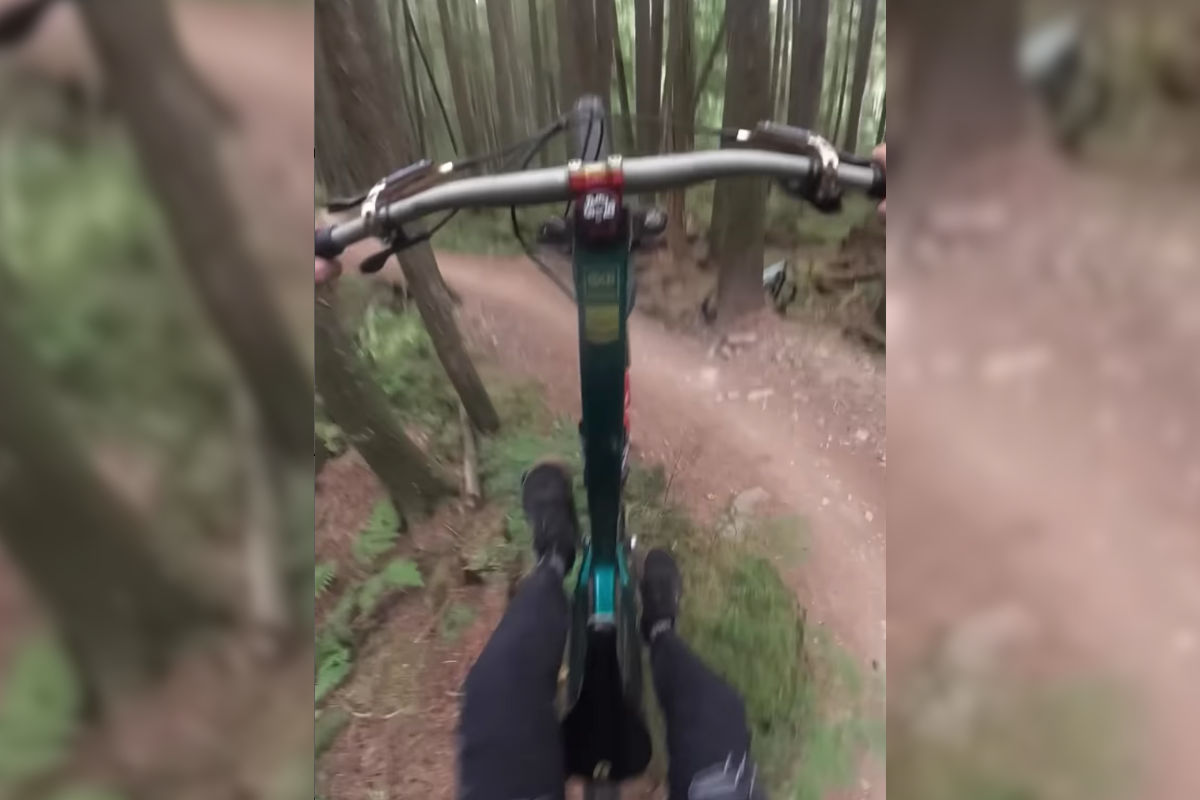 Rider Adds Technicality To Iconic Flow Trail