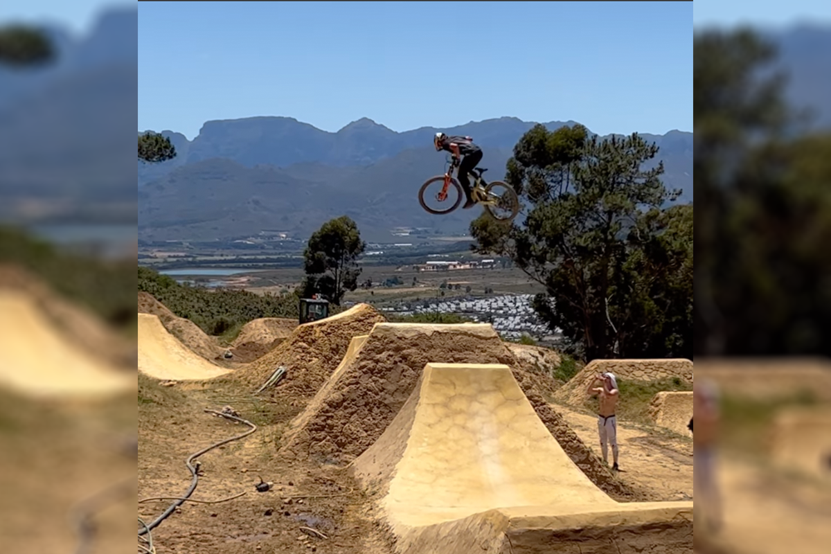 Jackson Goldstone Hits Jump Line In South Africa